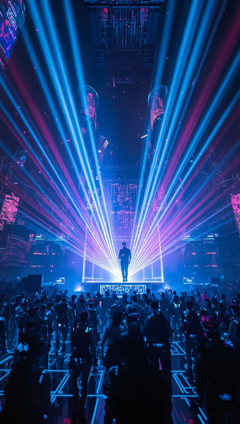 Free Electrifying laser performance Photo - Concert, Lasers ...