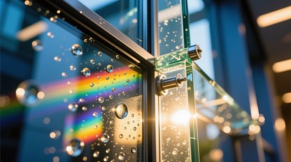 Free Prismatic Window Junction Image - Window, Glass, Droplets ...