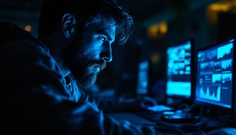 Free Digital Night Worker Image - Digital, Workspace, Screens ...