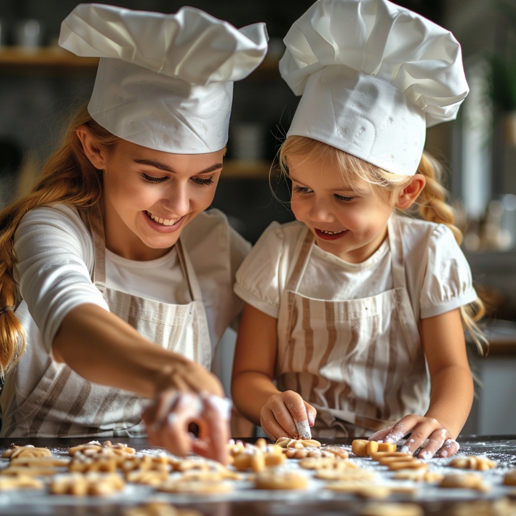 Free Baking Together Joyfully Image - Baking, Joy, Mother | Download at ...