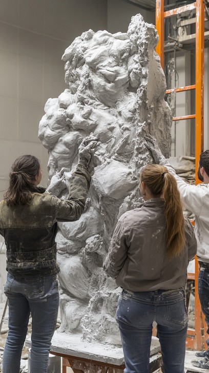 Free Artists Sculpting Statue Image - Artists, Sculpting, Statue ...