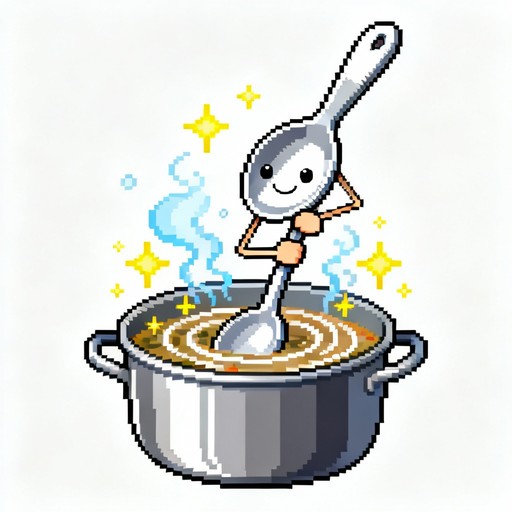 Free Happy Cooking Spoon Photo - Pixelart, Spoon, Cooking | Download at ...