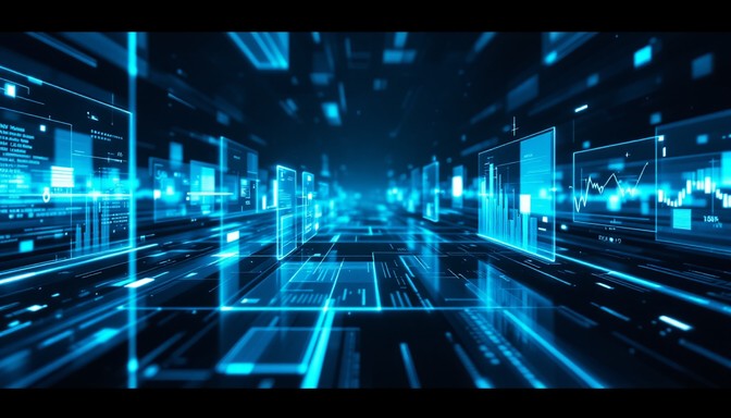 Free Futuristic Digital Interface Image - Interface, Holographic, Digital | Download at StockCake