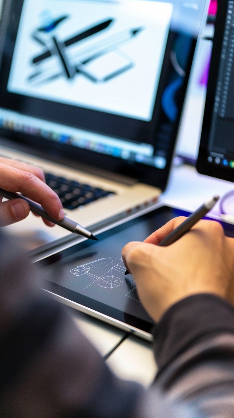 Free Digital Design Process Image - Digital, Design, Creativity | Download at StockCake