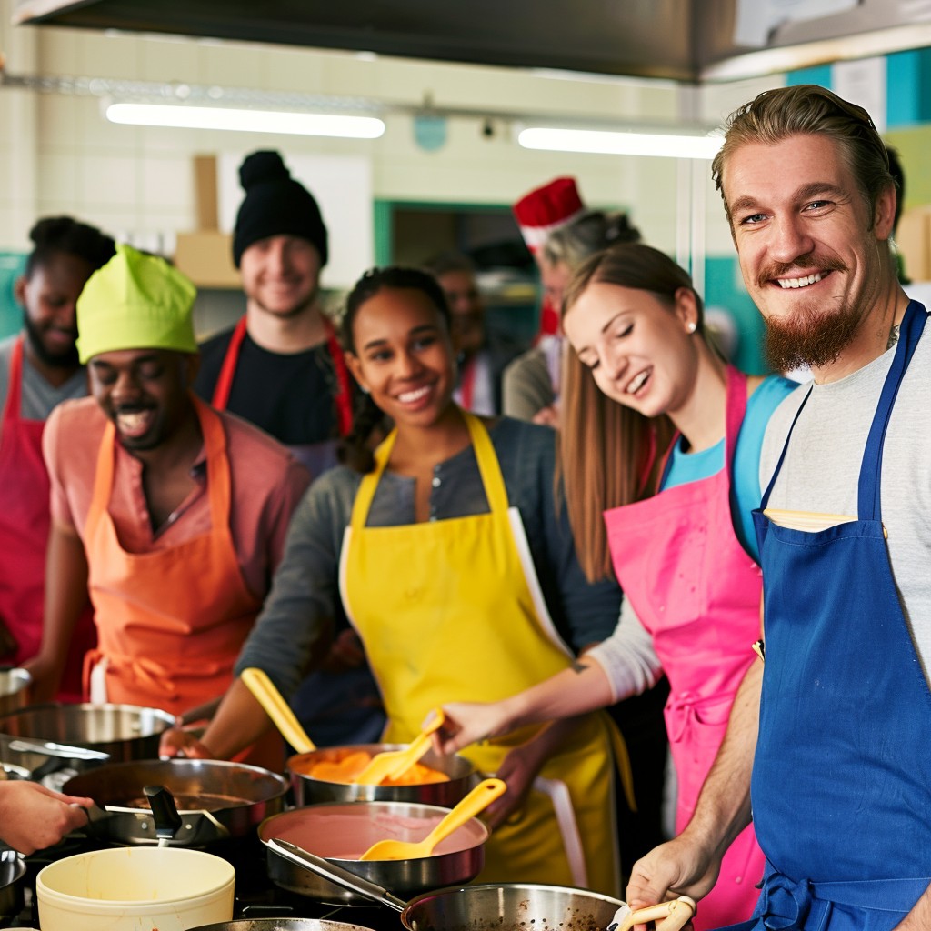 Free Joyful Cooking Class Image - Cooking, Class, Diverse | Download at ...