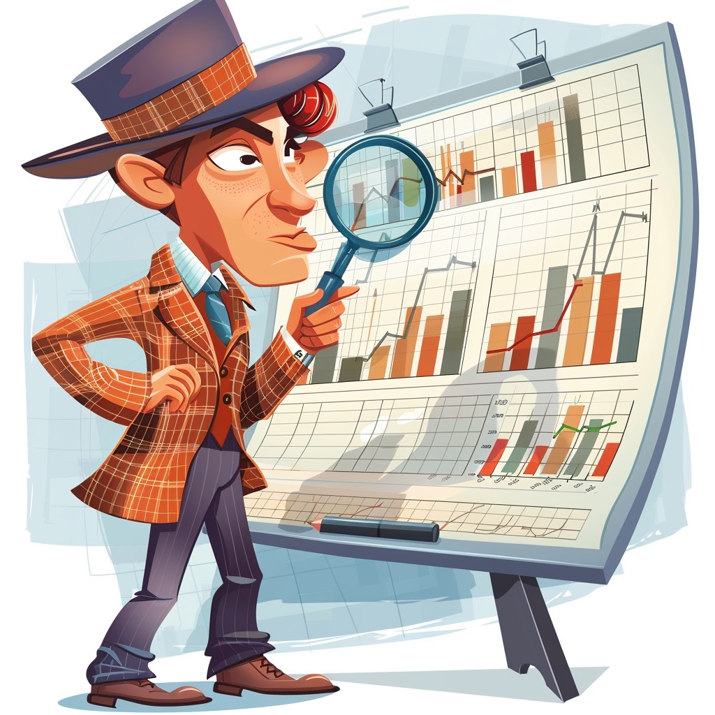 Free Detective Analyzing Graph Photo - Detective, Graph, Magnifying ...