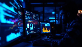 Free Digital Night Work Image - Technology, Cybersecurity, Data ...