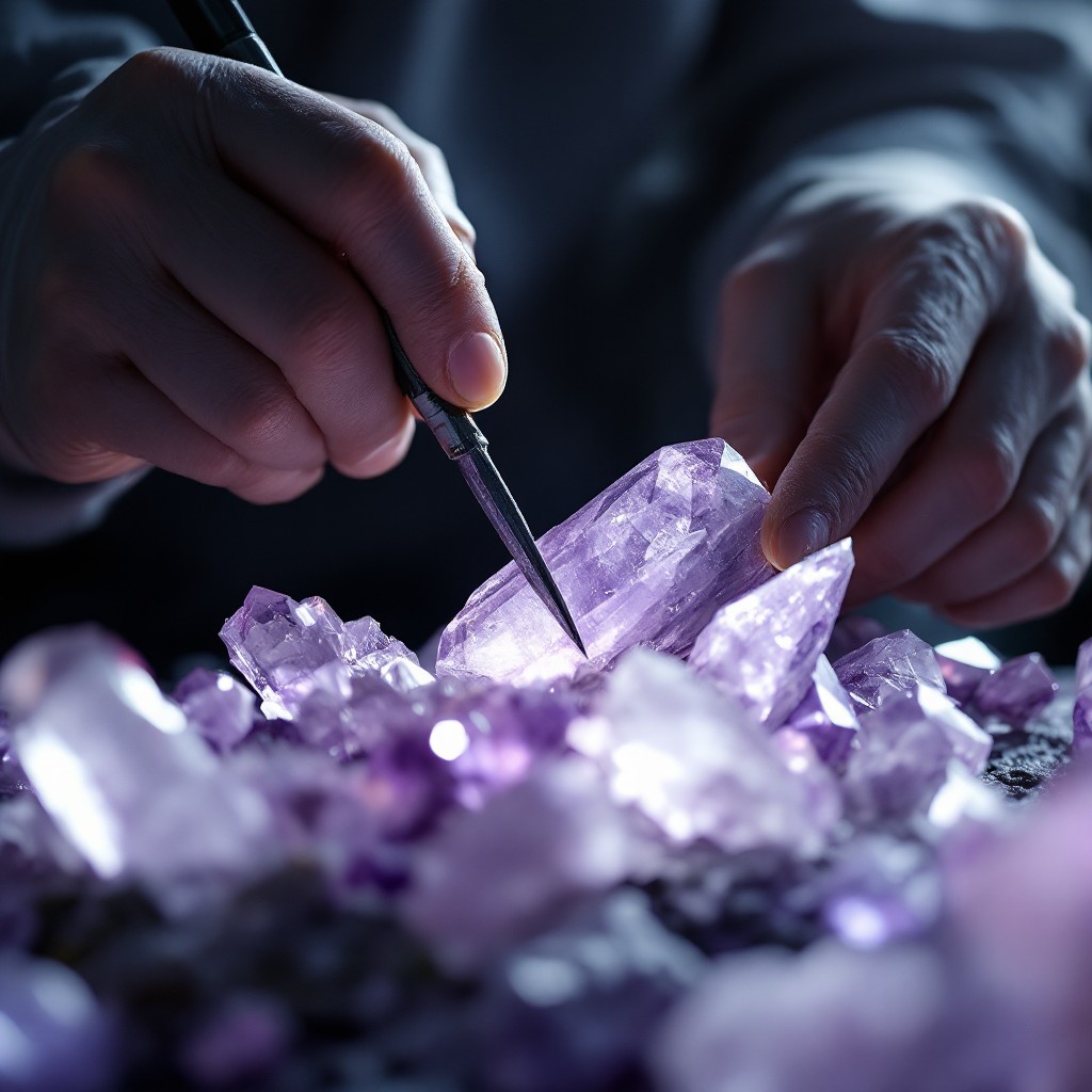 Free Crystal Cutting Artistry Image - Amethyst, Crystal, Gemstone ...
