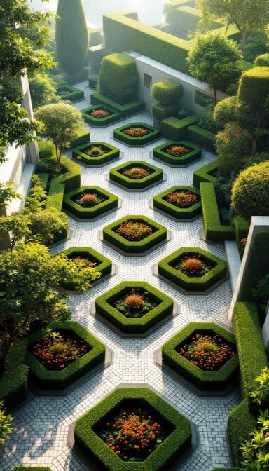Free Geometric Garden Paradise Image - Geometric, Garden, Hexagonal ...