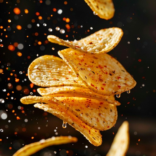 Free Flying Crispy Chips Image - Chips, Snack, Food | Download at StockCake