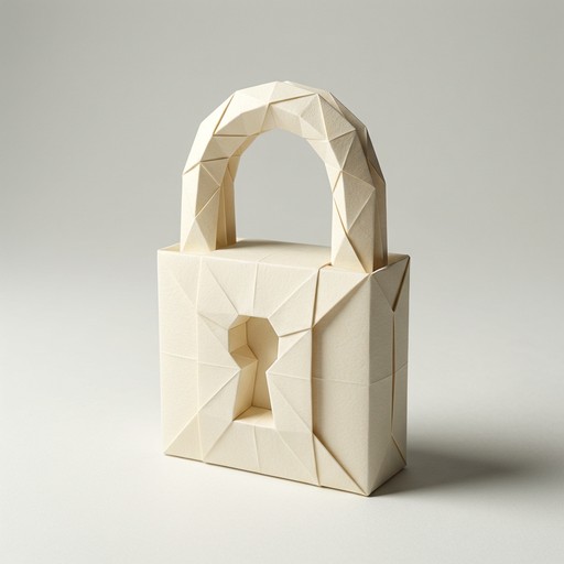 Free Origami Padlock Sculpture Image - Origami, Padlock, Paper ...
