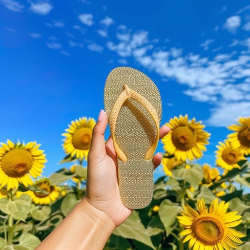 Free Summer Flip-flop Fun Image - Summer, Flip-flop, Sunflowers ...