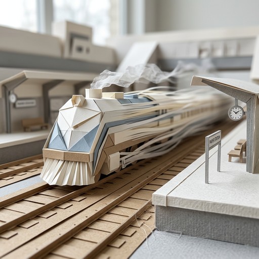 Free Origami Train Motion Image - Origami, Papercraft, Train | Download ...