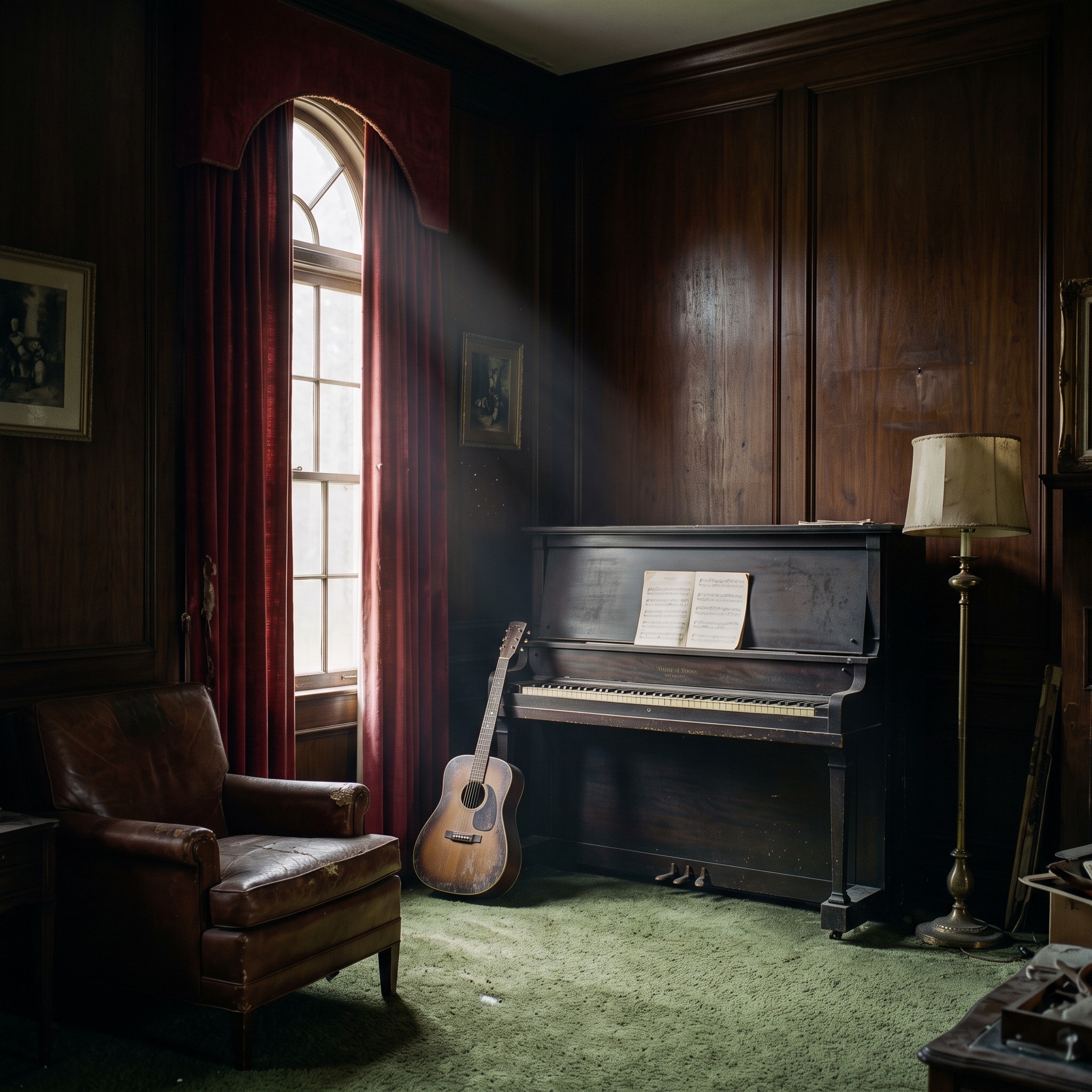 Download Forgotten Music Room Image - Music, Room, Piano | StockCake