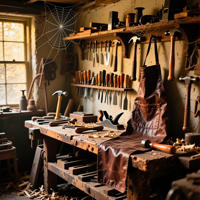 Free Craftsman's Sacred Space Image - Workbench, Tools, Workshop ...