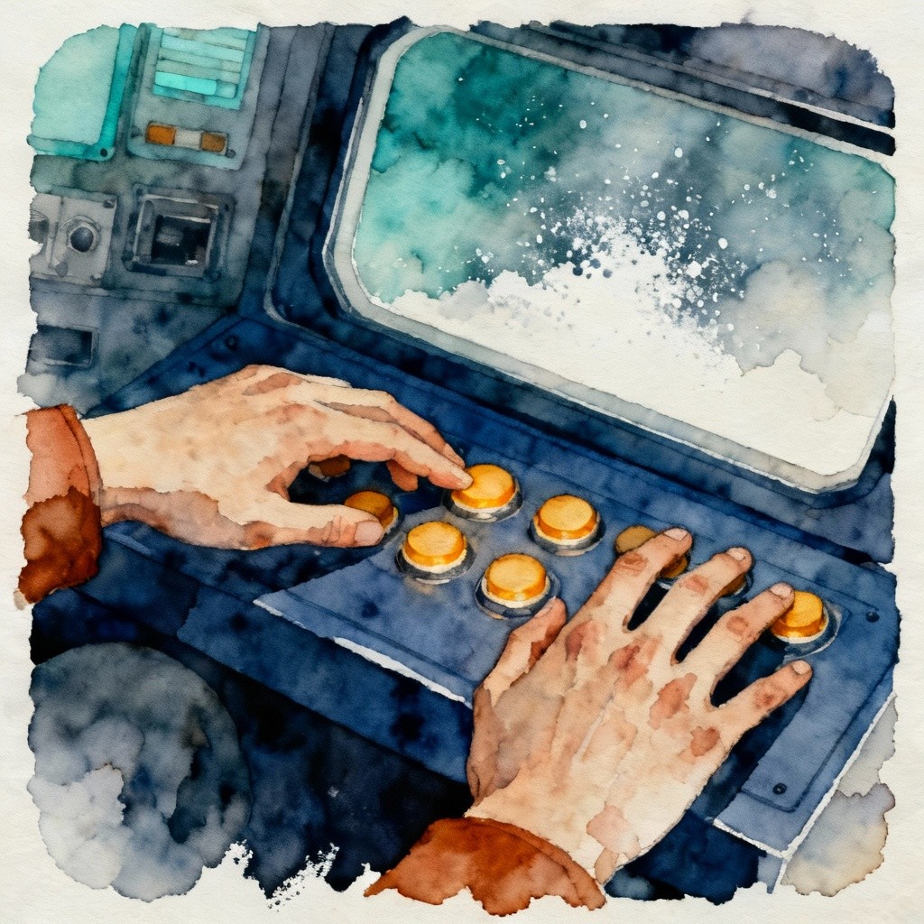 Free Human Machine Interface Image - Watercolor, Hands, Buttons ...