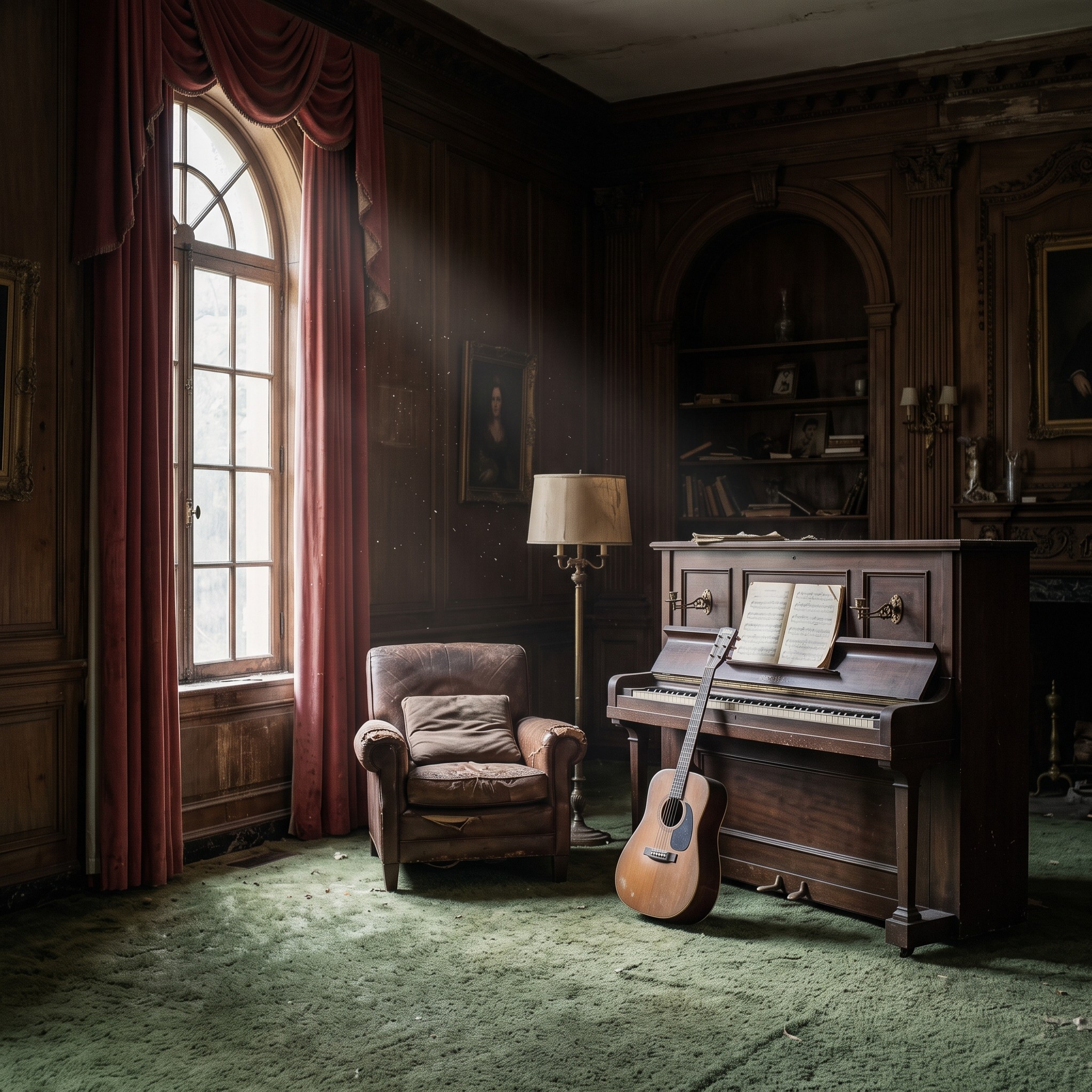 Download Forgotten Music Room Image - Music, Room, Piano | StockCake