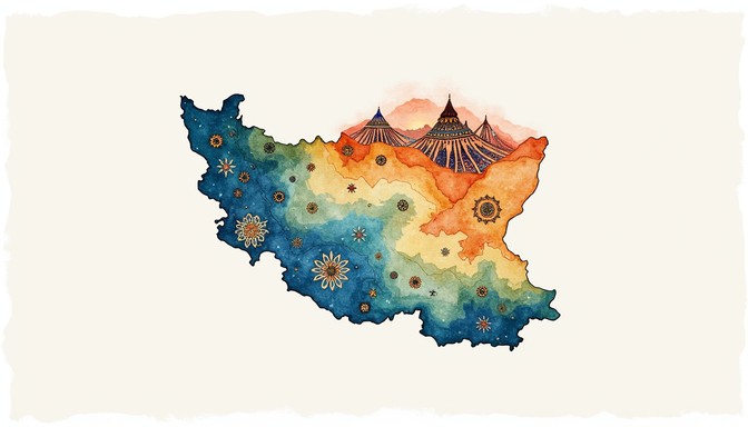 Free Persian Carpet Map Image - Watercolor, Iran, Persian | Download at ...