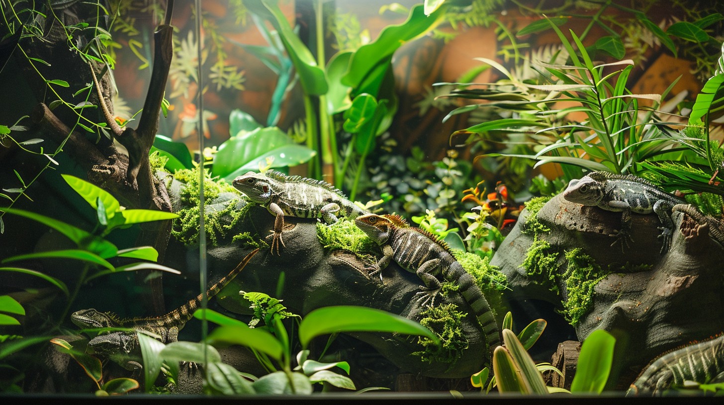 Free Lizards in Habitat Image - Lizards, Terrarium, Green | Download at ...