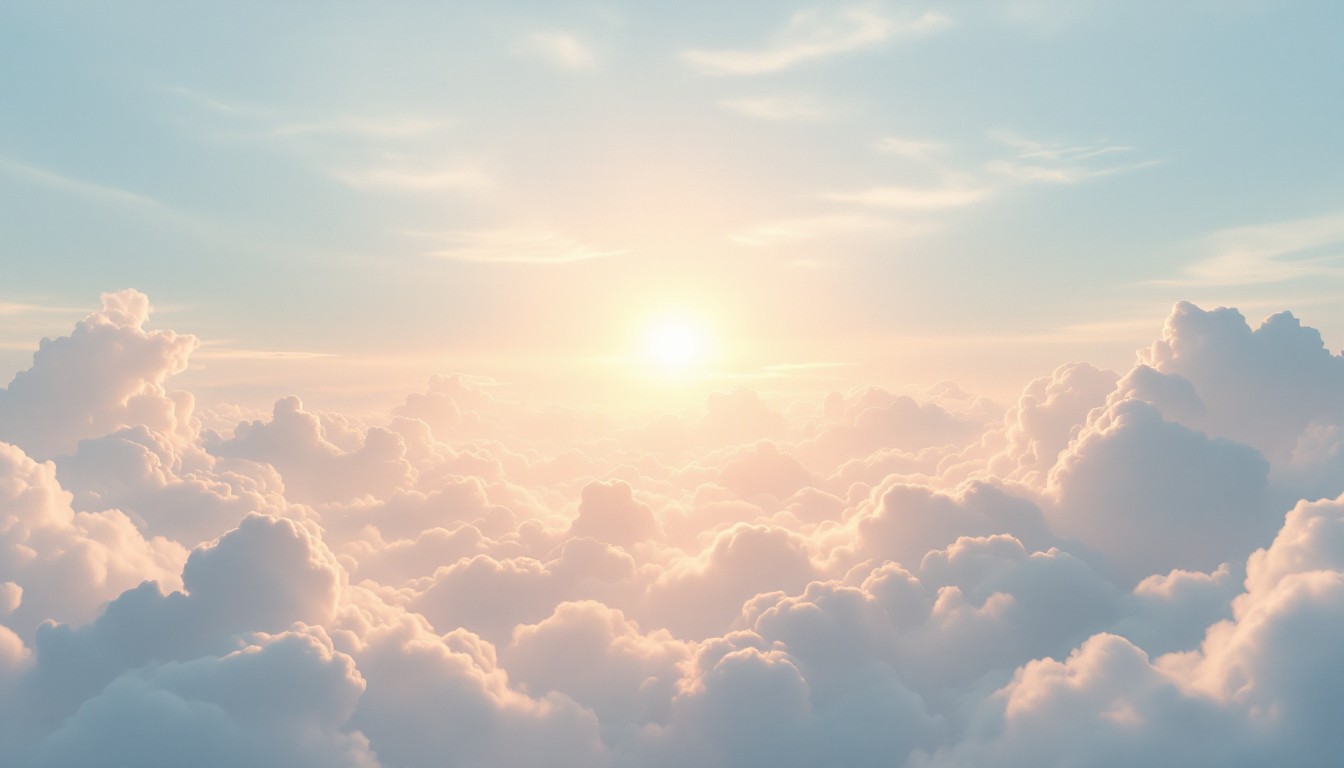 Free Heavenly Golden Clouds Photo - Clouds, Sunset, Golden | Download ...