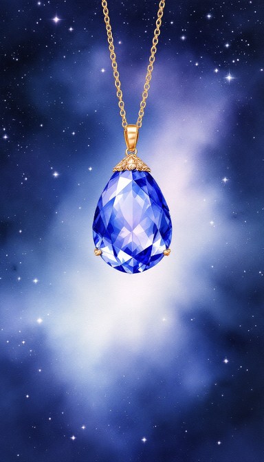 Free Celestial Sapphire Pendant Image - Sapphire, Pendant, Jewelry ...