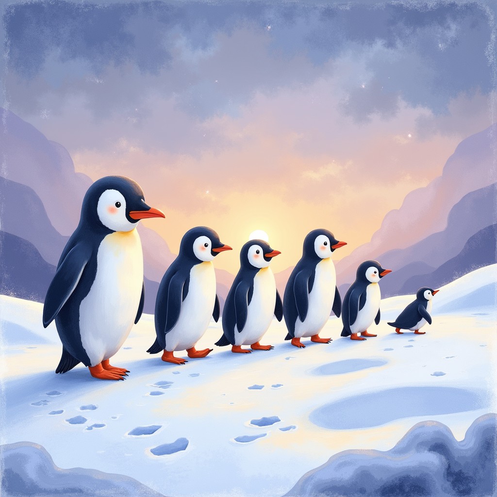 Free Penguin Parade Waddle Image - Penguins, Winter, Snow | Download at ...