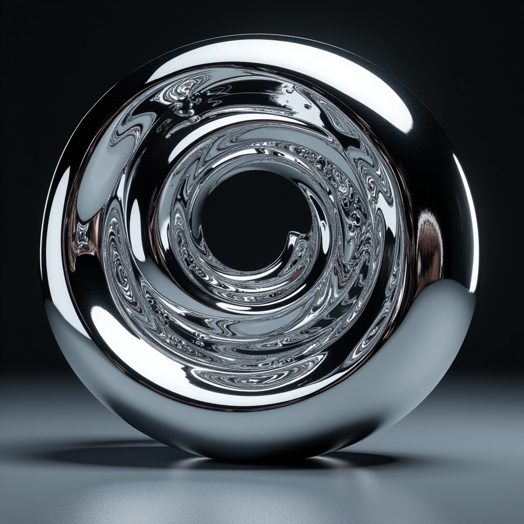 Free Chrome Vortex Sphere Image - Chrome, Metallic, Sphere | Download ...
