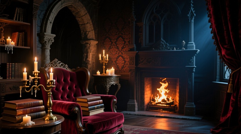 Free Gothic Candlelit Sanctuary Image Gothic Victorian Candlelight