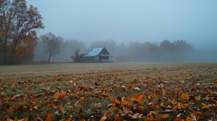 Free Foggy Autumn Morning Image | Download at StockCake