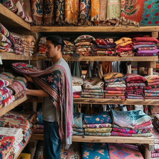 Free Colorful textile shop Image - Textiles, Fabrics, Colorful ...