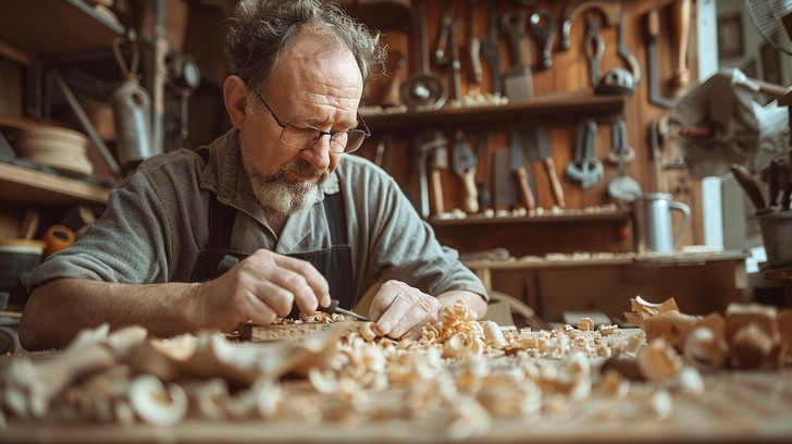 Free Craftsman shaping wood Image | Download at StockCake