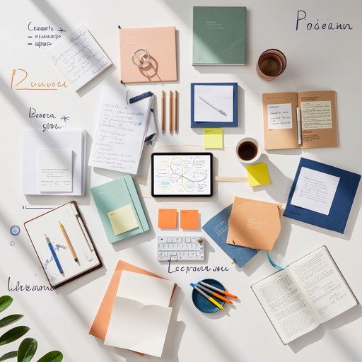 Free Modern Study Essentials Image - Education, Workspace, Minimal ...