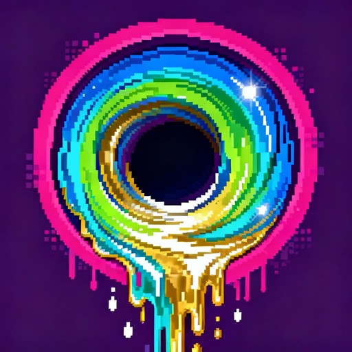 Download Hypnotic Digital Whirlpool Image - Vortex, Portal, Pixel ...