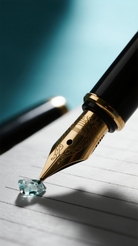 Free Ink Meets Paper Image - Fountain, Pen, Nib | Download at StockCake