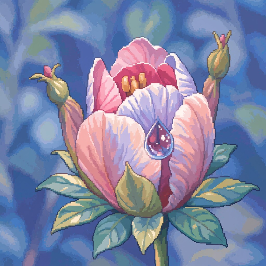 Free Blooming Pixel Flower Image - Flower, Pixel, Bloom | Download at ...