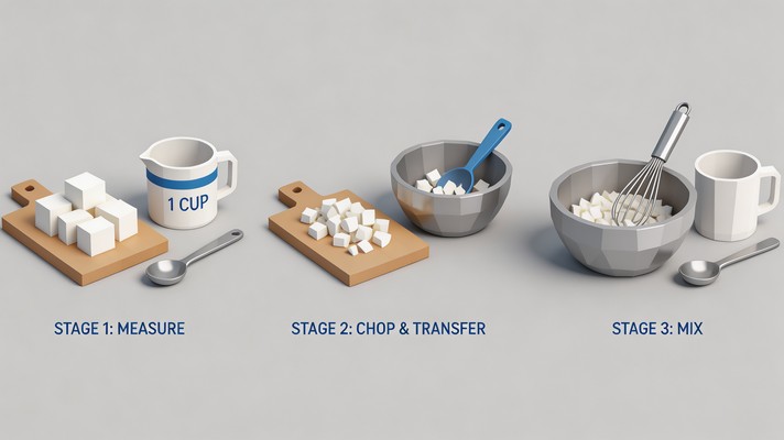 Free Kitchen Preparation Stages Image - 3d, Illustration, Isometric ...