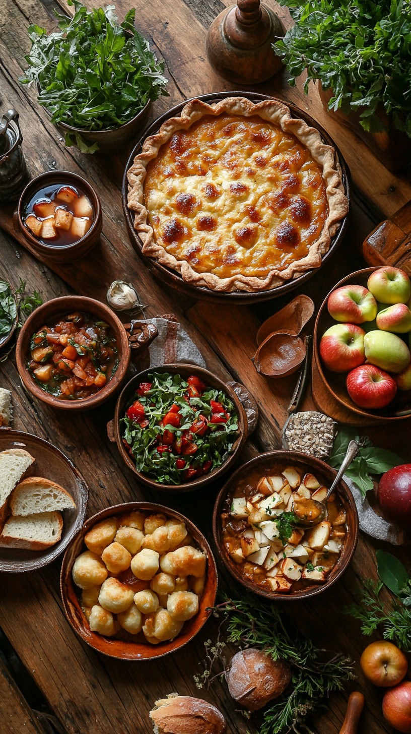 Free Rustic food spread Image - Rustic, Food, Spread | Download at ...