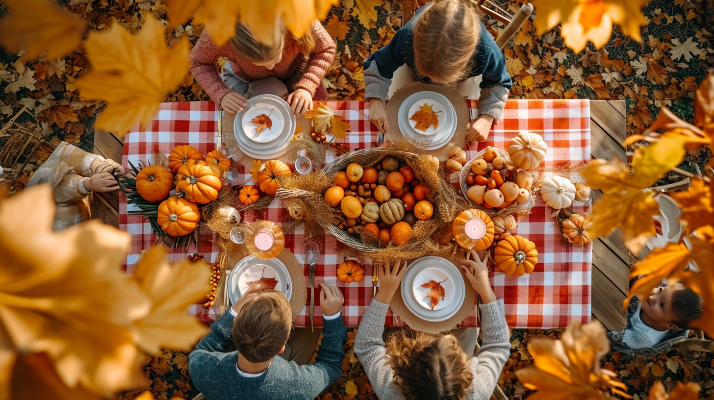 Free Autumn Picnic Spread Image - Autumn, Picnic, Leaves | Download at ...