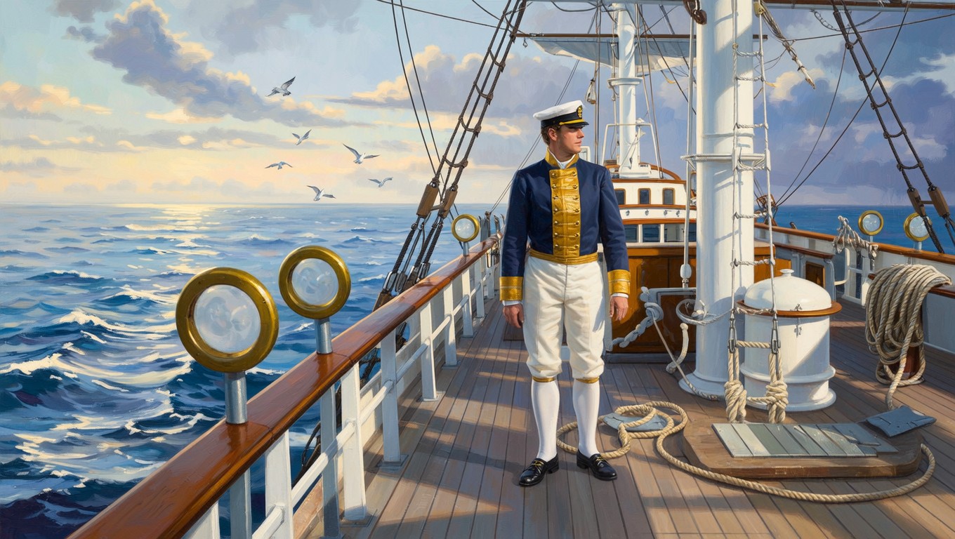 Free Sailor at Sea Image - Maritime, Sailor, Naval | Download at StockCake