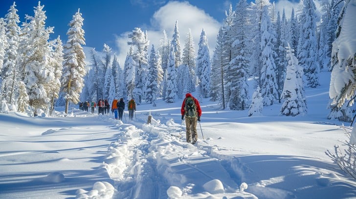 Free Winter Trekking Adventure Image - Winter, Hiking, Snow | Download ...