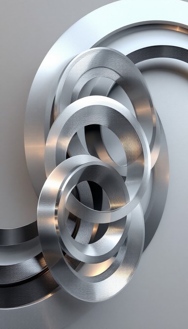 Free Cascading Metallic Rings Image | Download at StockCake