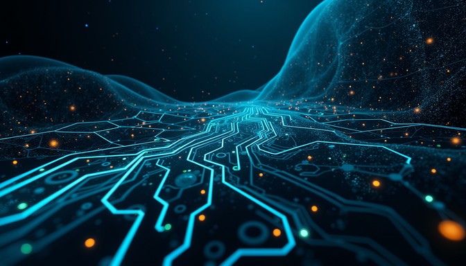 Free Illuminated Tech Pathways Photo - Circuitry, Technology, Digital | Download at StockCake