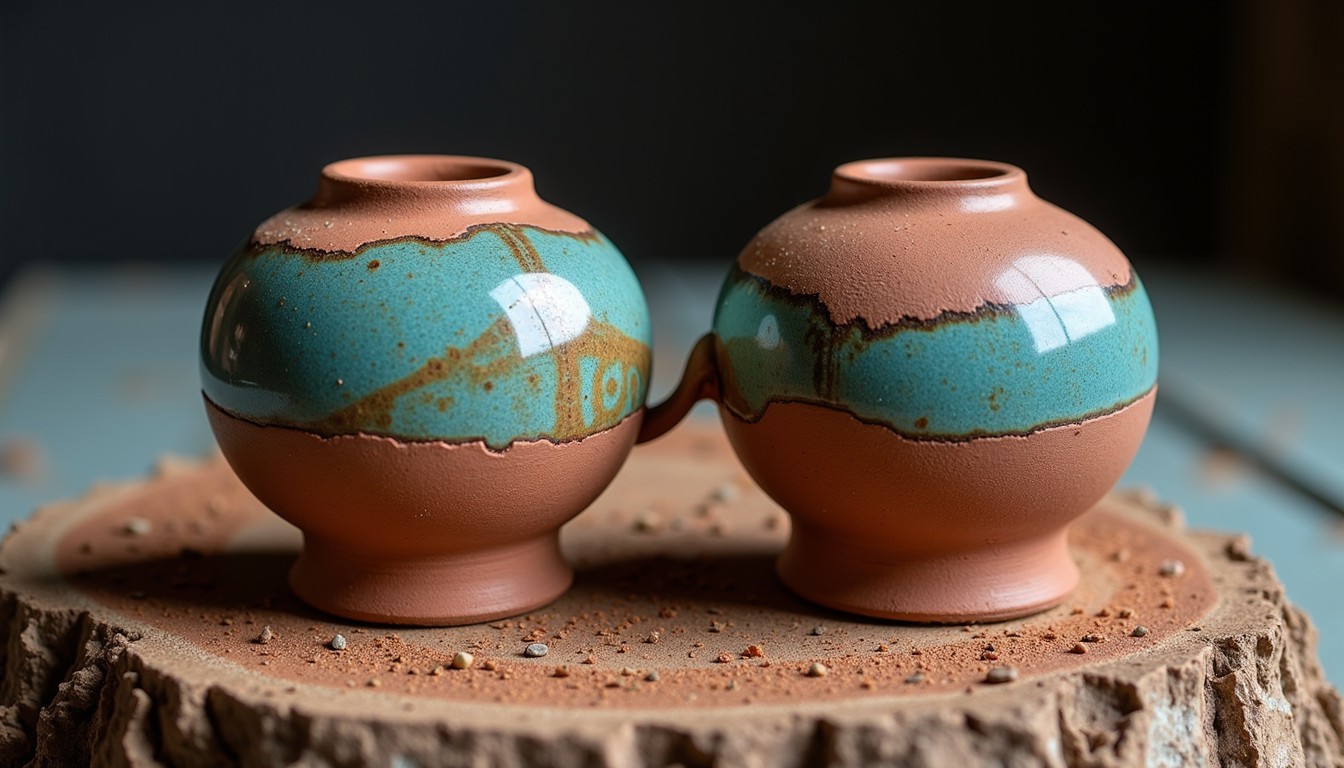 Free Teal-glazed ceramic vessels Image - Pottery, Ceramic, Terracotta | Download at StockCake