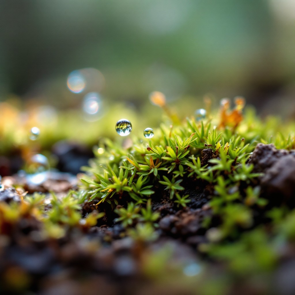 Free Dewy Moss Magic Image - Moss, Dew, Macro | Download at StockCake