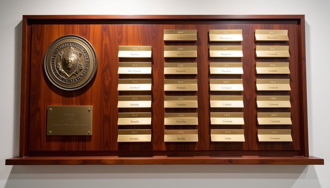 Free Distinguished Honor Board Image - Honor, Achievement, Mahogany ...