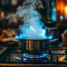 Free Flaming Cooking Pot Image - Cooking, Flame, Fire | Download at ...