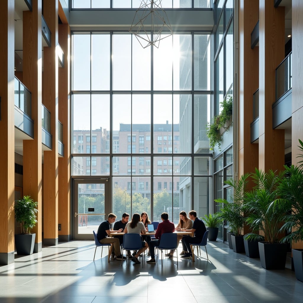 Free Collaborative Learning Space Photo University Atrium