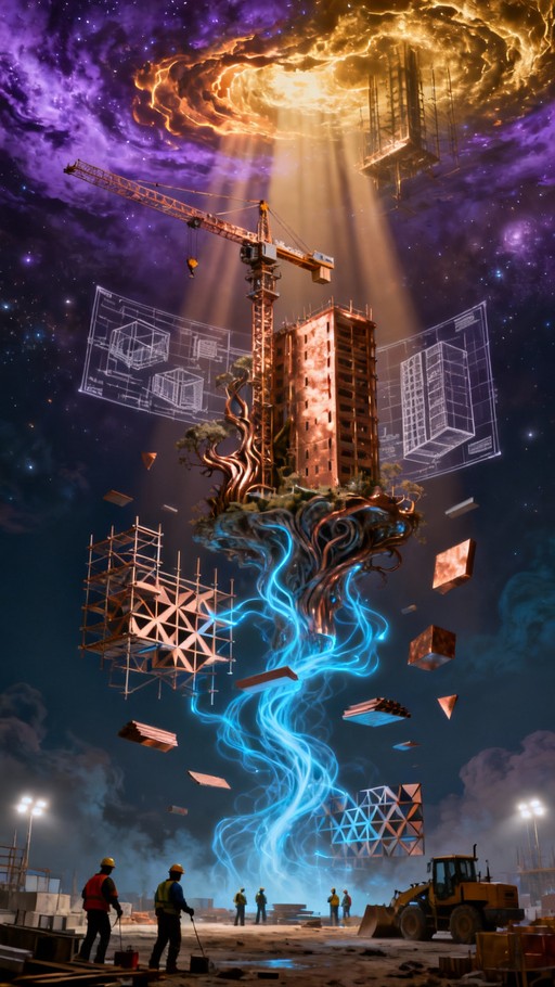 Free Cosmic Construction Portal Image | Download at StockCake