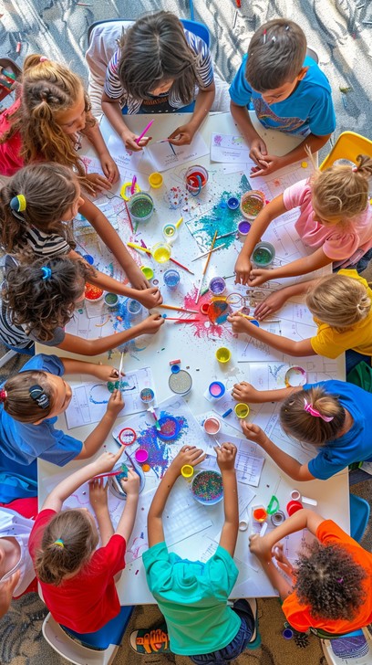 Free Creative kids painting Image - Children, Creativity, Painting ...