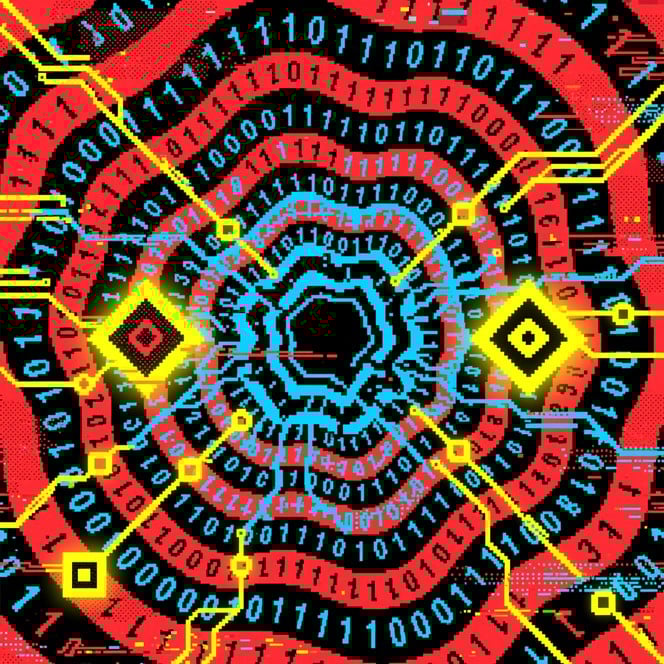 Free Digital Identity Dissolving Image | Download at StockCake